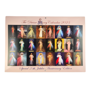 The Divine Mercy Wall Calendar 2025 - The Square Gift Store