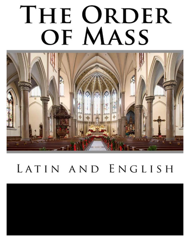 The Order of Mass in Latin and English (Paperback) - The Square Gift Store