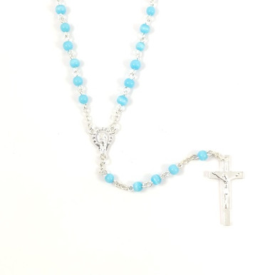 Rosary: "My First Rosary" Blue - The Square Gift Store