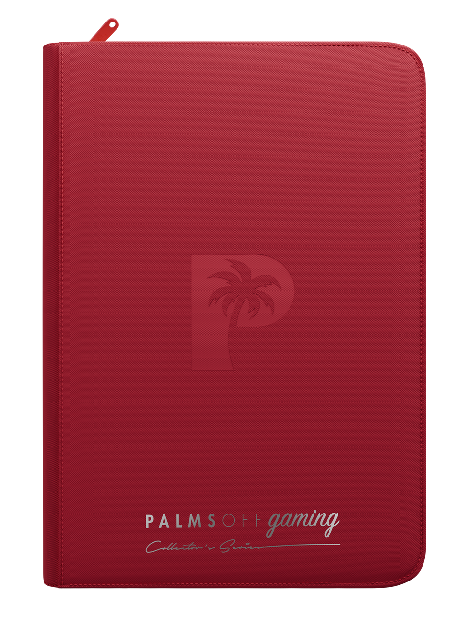 Collector's Series 9 Pocket Top Loader Zip Binder - Red