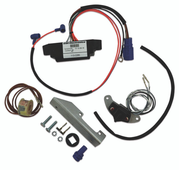 New CDI / Johnson & Evinrude 1988-1992 Power Pack Conversion Kit 2 Cyl ...