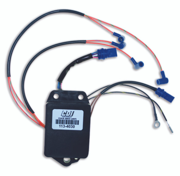 New CDI / Johnson & Evinrude 1989-1997 Power Pack 4 Cyl. Cross Flow ...