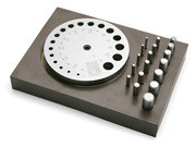 3-14MM 18 Pcs Round Disc Cutter With Wood Stand