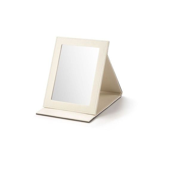 Small Rectangle Foldable Mirror Leatherette 7 x 3/4" x 9"