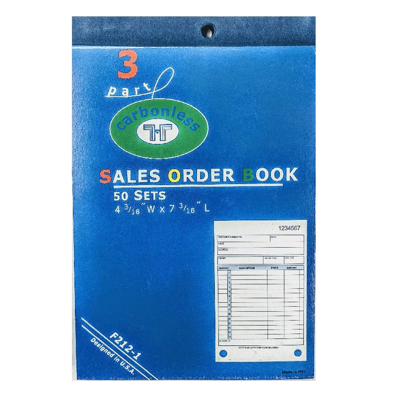 Sales Order Book (3 Part)