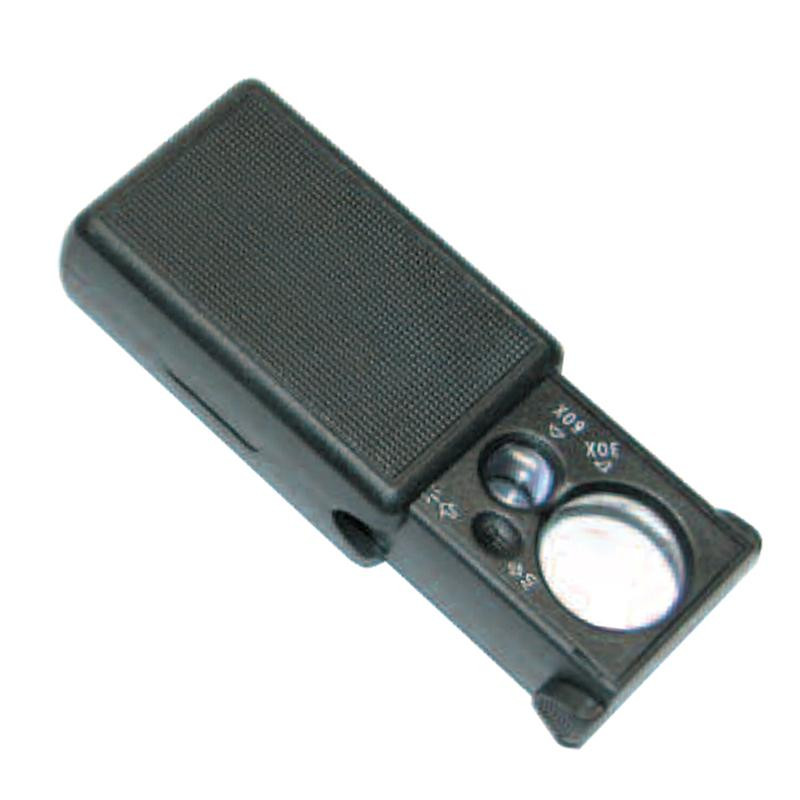 Portable 60x 30x Magnifier With LED and UV Light