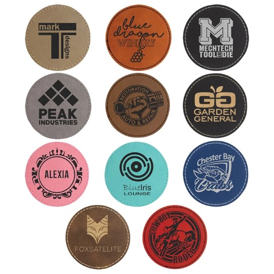 Leatherette Patch with Heat Adhesive Back