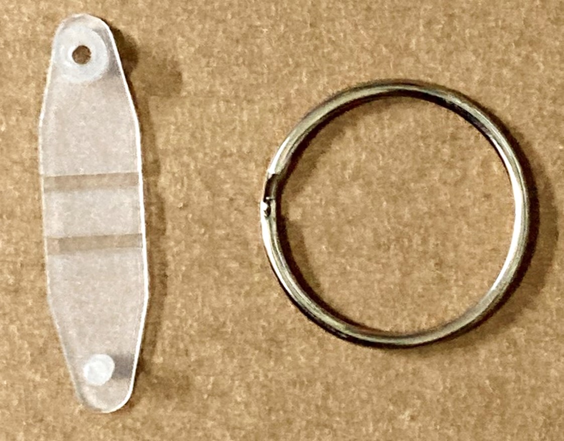 1.8" Round Double Sided MDF Sublimation Key Chain