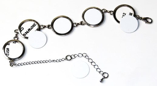 Sublimation Bracelets w Shape Blanks - 2 Styles Available