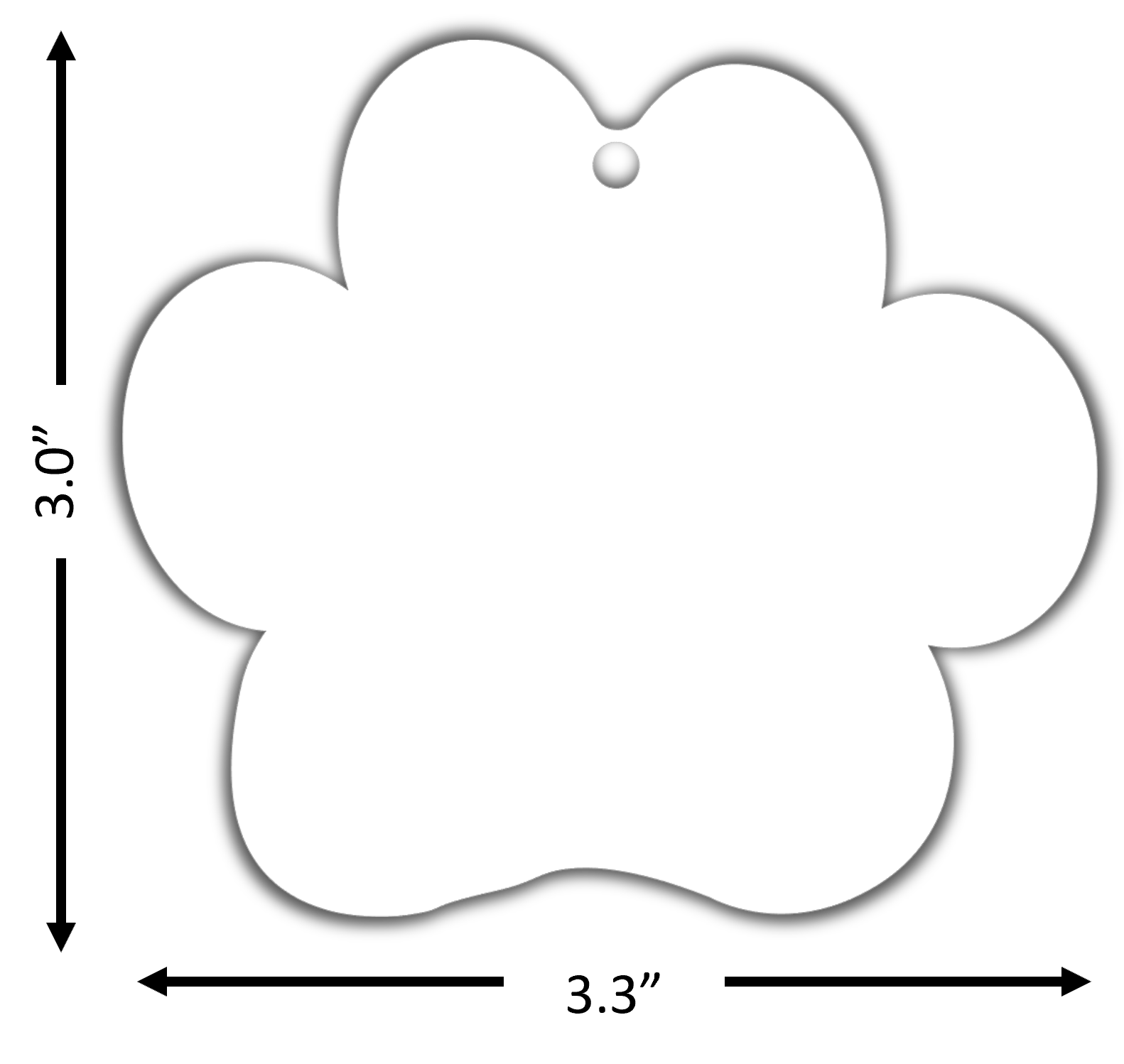 DS Sublimation MDF Ornament Blanks with SVG / PNG Included - 12 Styles ...