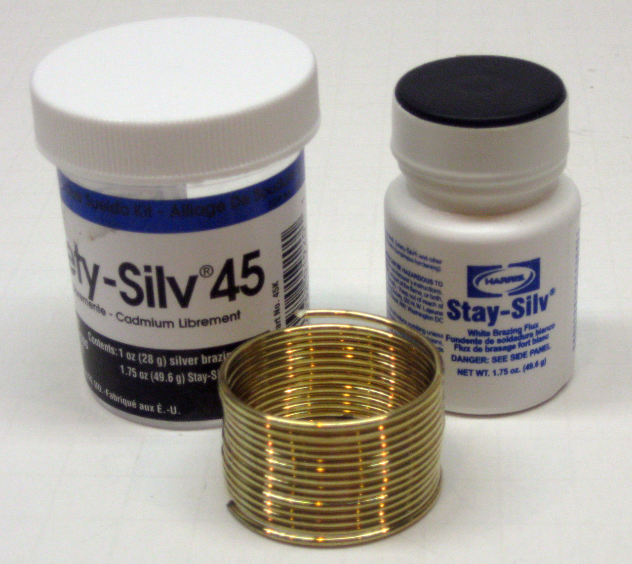 Harris Safty Silv Silver Solder 45% 1 Ounce | McCombs Supply Co | 45K