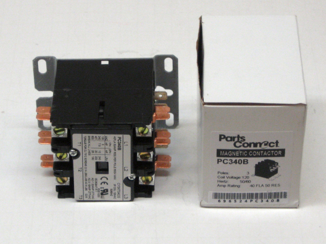 Three Pole Contactor 40 Amps 120 Volts | McCombs Supply | PC340B