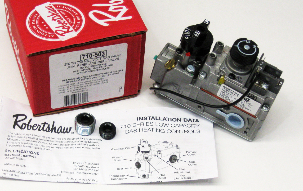 Robertshaw MilliVolt Gas Valve | McCombs Supply Co | 710-503