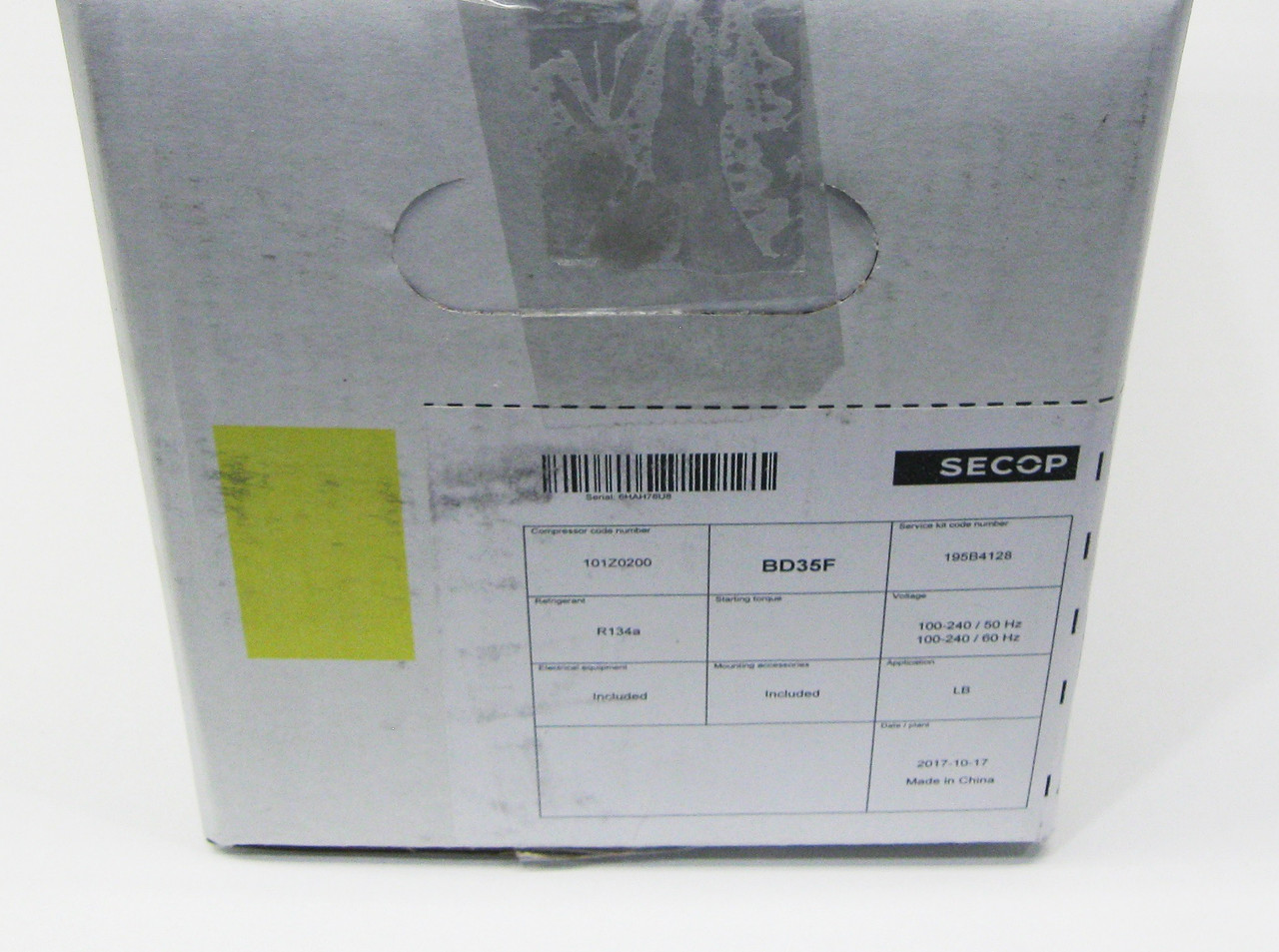 Secop DC Voltage Mobile Compressor | McCombs Supply Co | BD35F