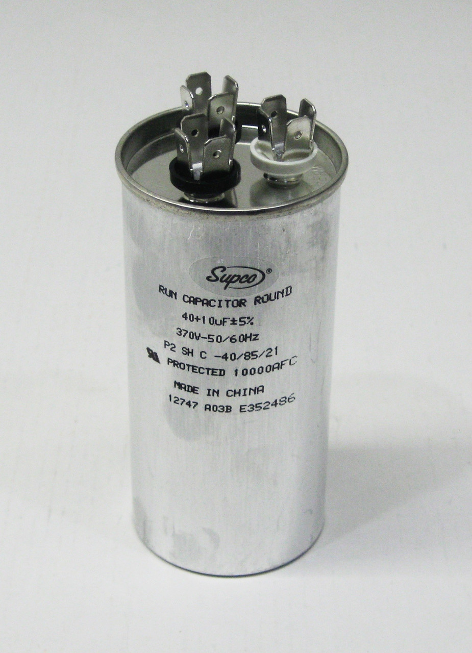 Supco CD40+10X370R Round Dual Motor Run Capacitor | McCombs Supply Co
