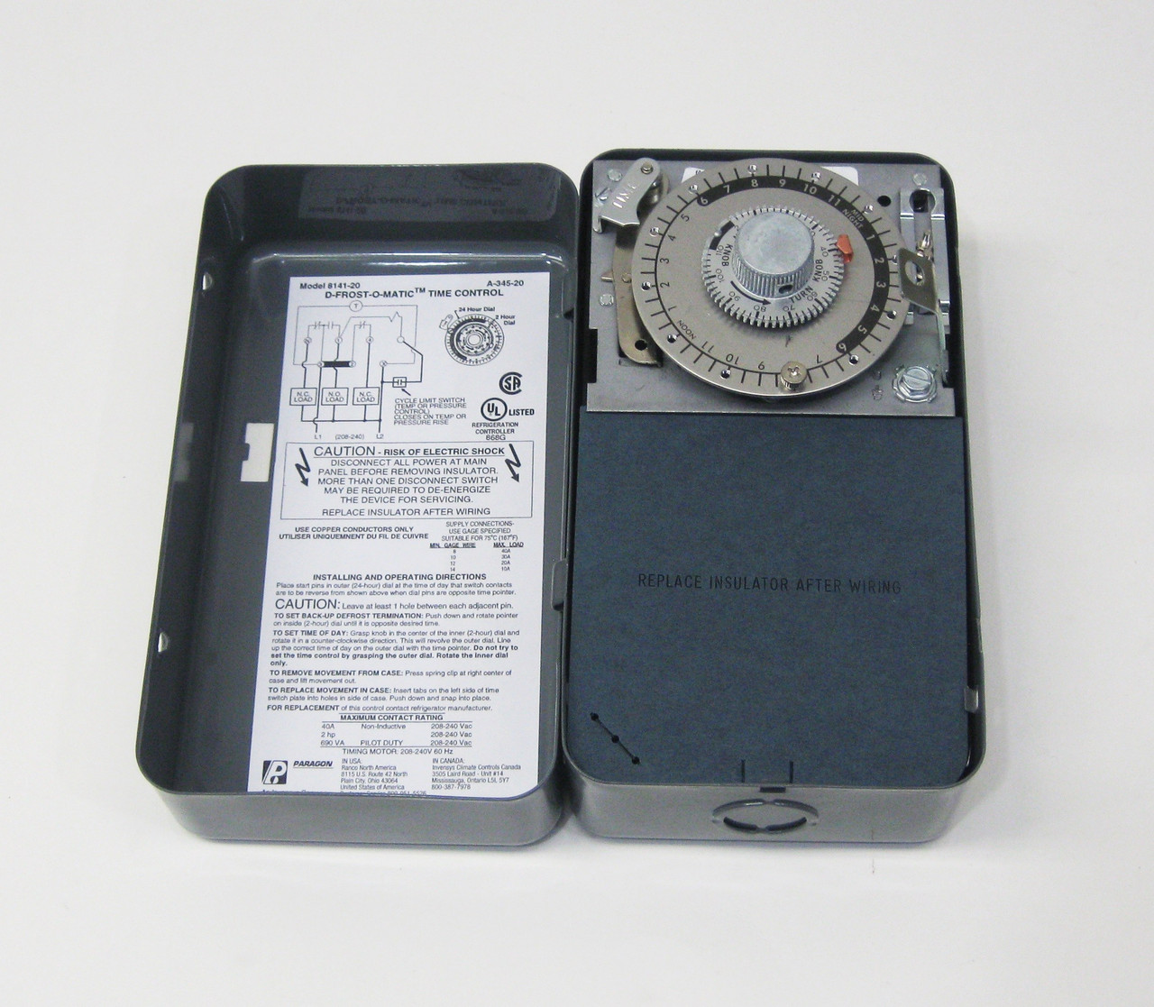 Paragon Refrigeration Defrost Control | McCombs Supply Co | 8141-20