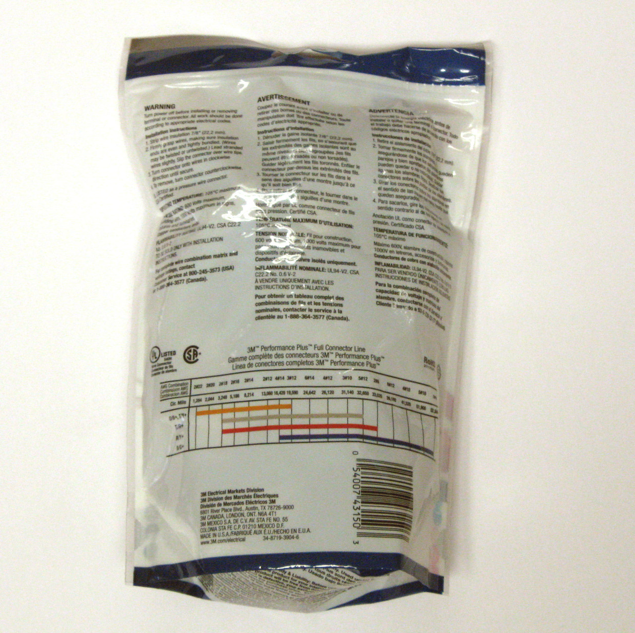 3M Performance Plus Wire Connectors Blue/Gray | McCombs Supply | B/G+