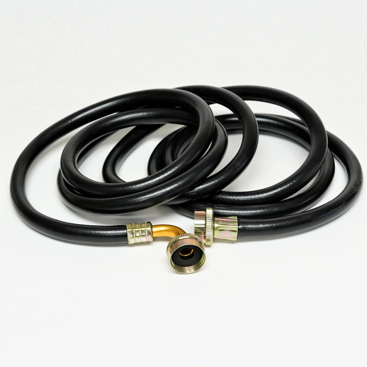 Washing Machine Fill Hose Lead Free | McCombs Supply | 10' with Elbow