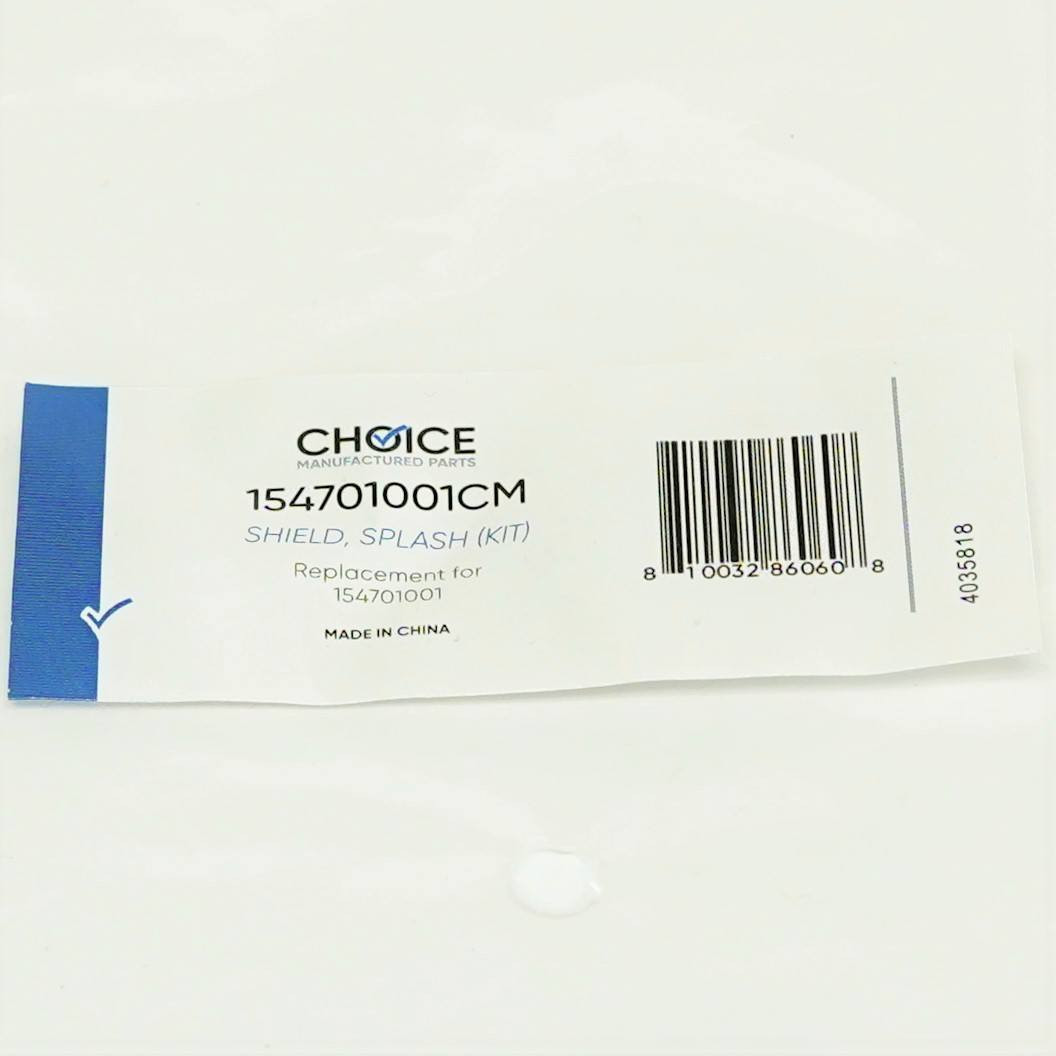 Dishwasher Splash Shield for Electrolux | McCombs Supply | 154701001CM