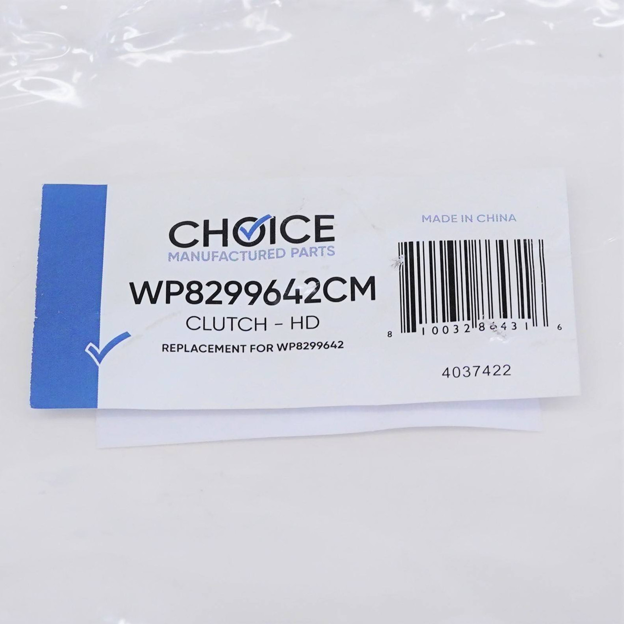 Washing Machine Clutch for Whirlpool | McCombs Supply Co | WP8299642