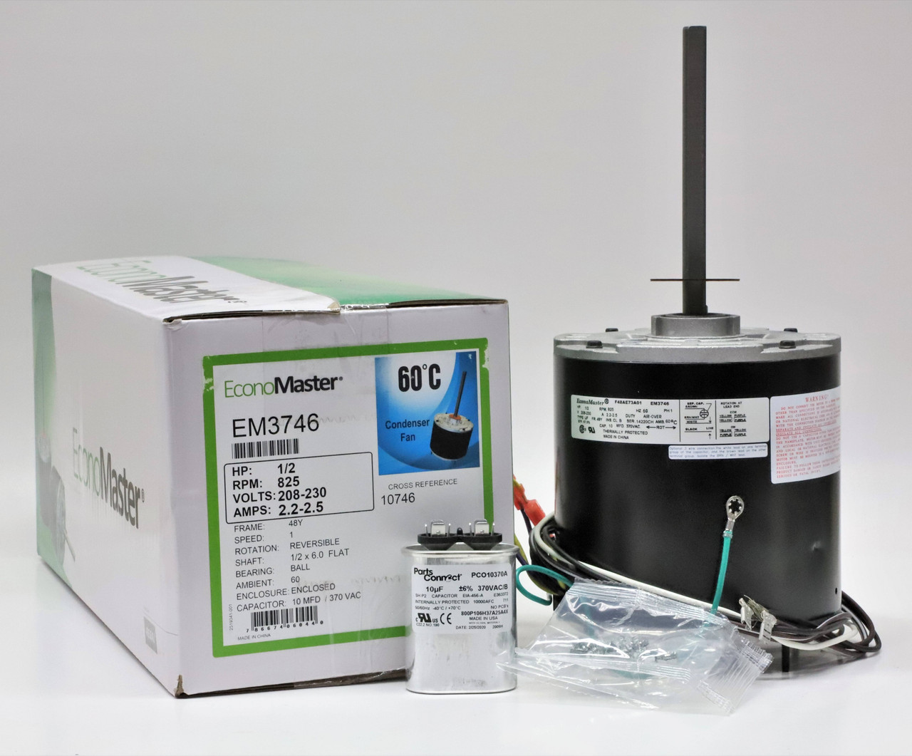 condenser fan capacitor