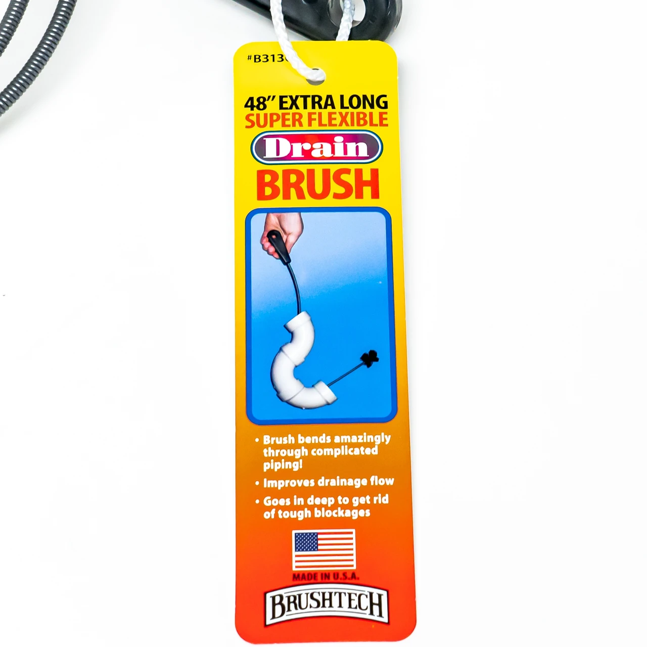 Brushtech Drain Brush Snake | McCombs Supply Co | B313C