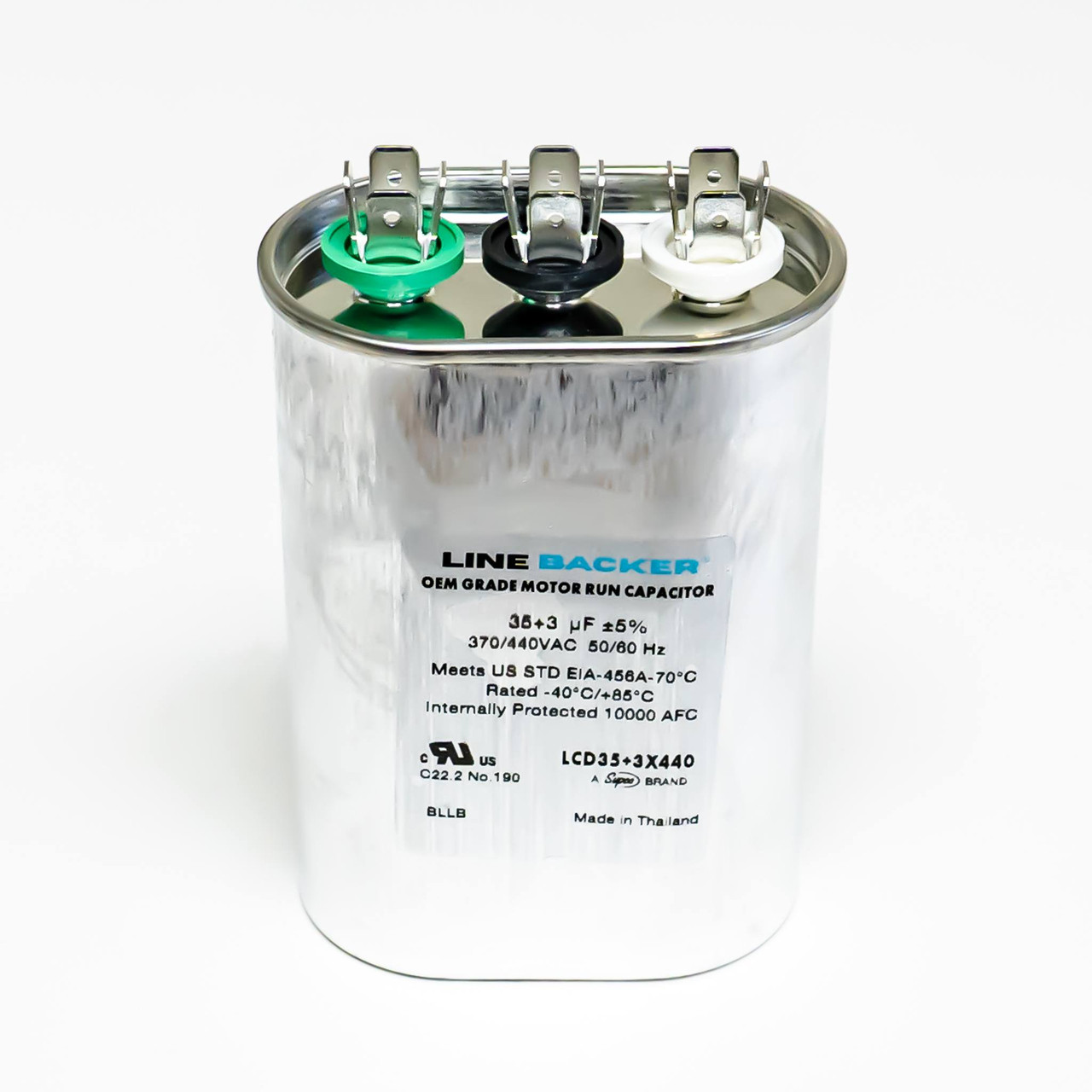Supco Linebacker 35/3 MFD 440V Oval Run Capacitor | McCombs Supply