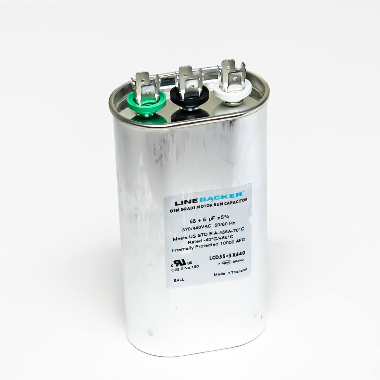 Supco Linebacker 55+5 MFD 440V Oval Run Capacitor | McCombs Supply