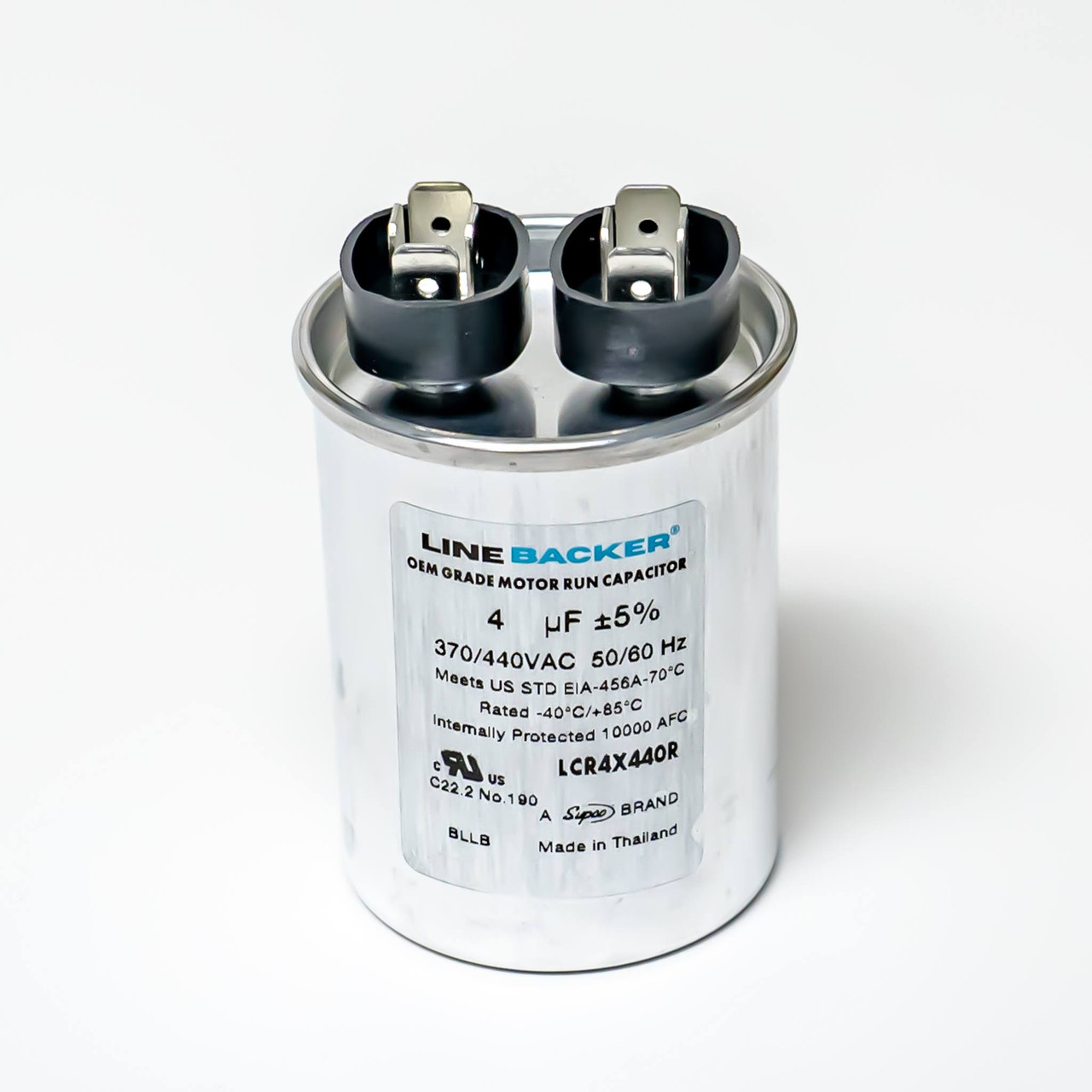 Supco Linebacker 4 MFD 440V Round Run Capacitor | McCombs Supply