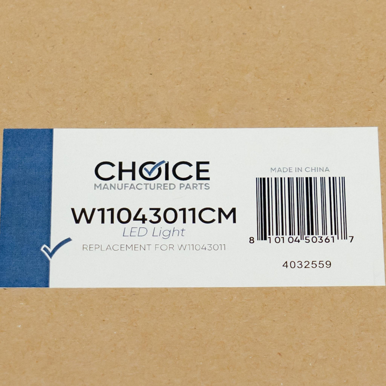 Choice Fridge Light for Whirlpool | McCombs Supply Co | W11043011
