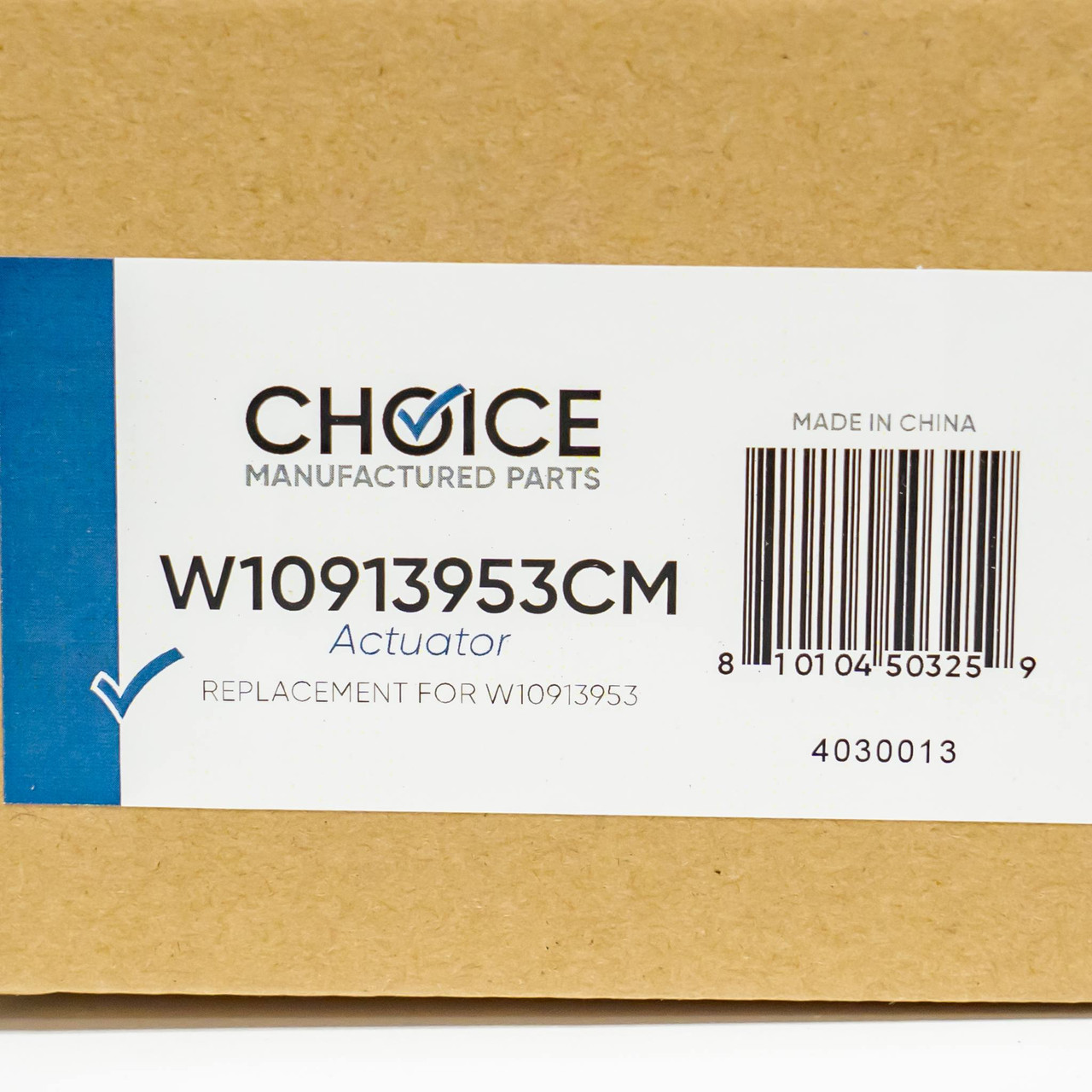 Choice Washer Actuator for Whirlpool | McCombs Supply Co | W10913953