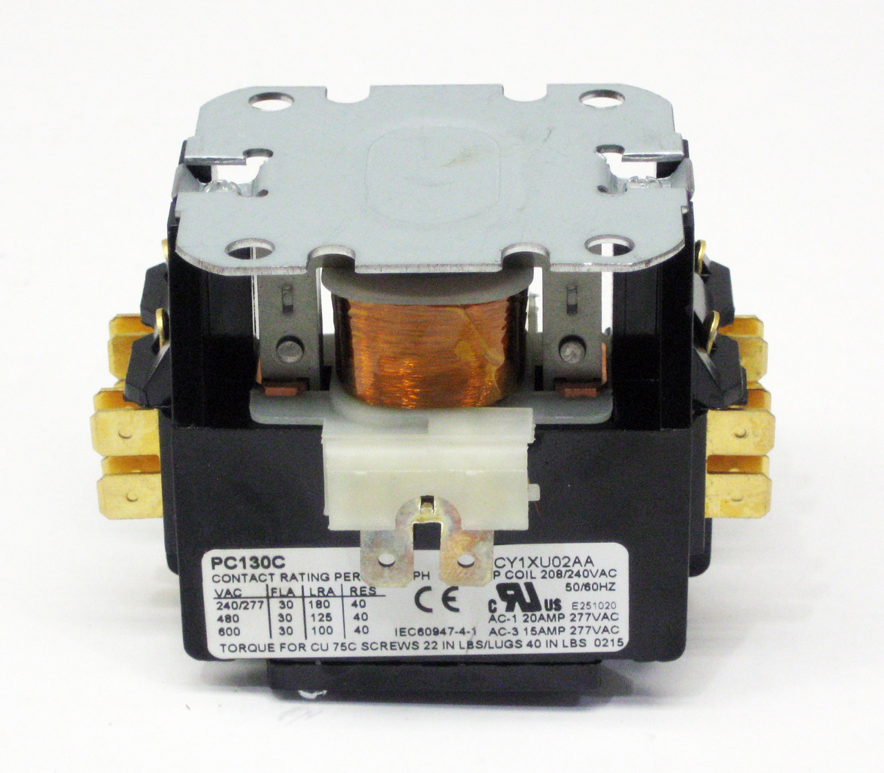 Single Pole Contactor 30 Amps 208/240 Volts | McCombs Supply | PC130C