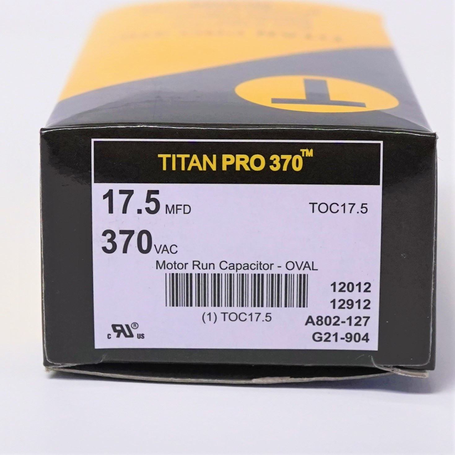 TOC17.5 17.5 MFD 370 Volt Oval Motor Run Capacitor | McCombs Supply Co
