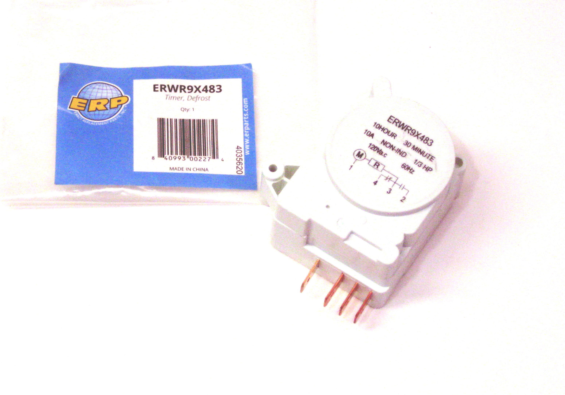 Refrigerator Defrost Timer for GE | McCombs Supply Co | WR9X483