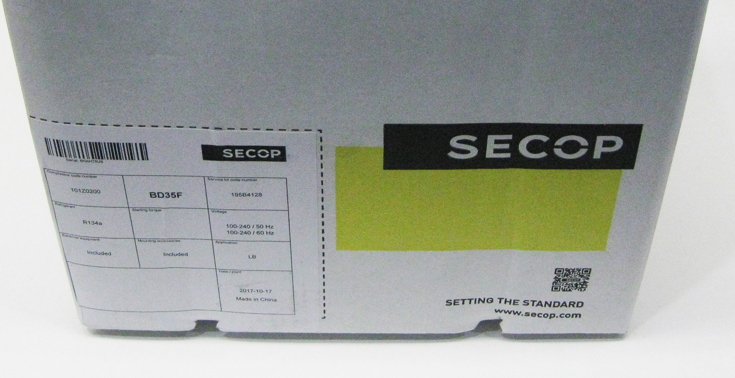 Secop DC Voltage Mobile Compressor | McCombs Supply Co | BD35F