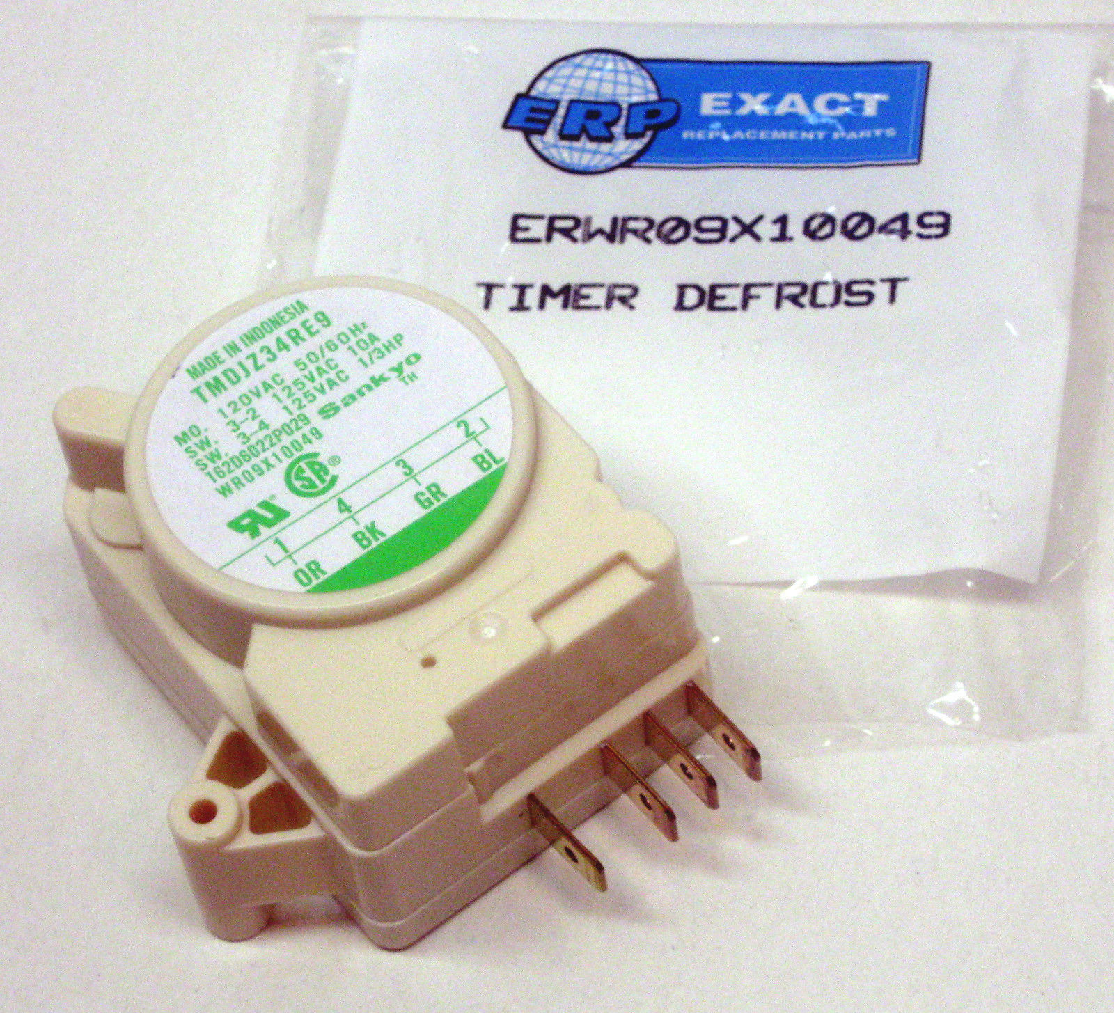 Refrigerator Defrost Timer for GE | McCombs Supply Co | WR09X10049