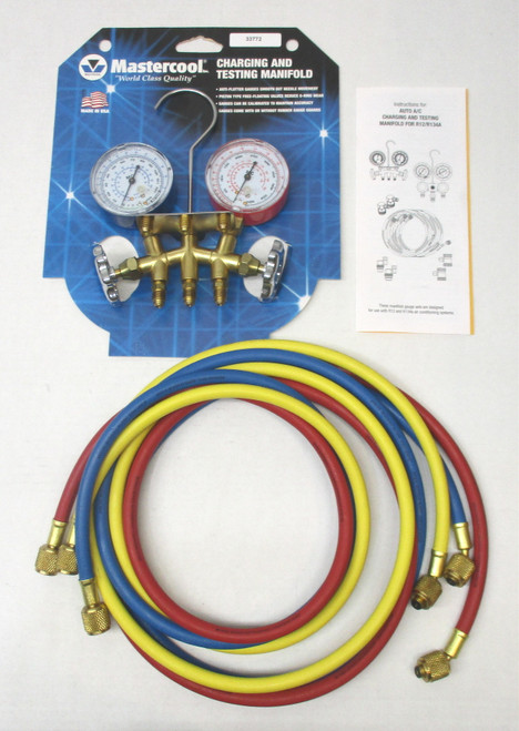 60" Refrigeration Manifold Charging Hoses | Mastercool | 40360