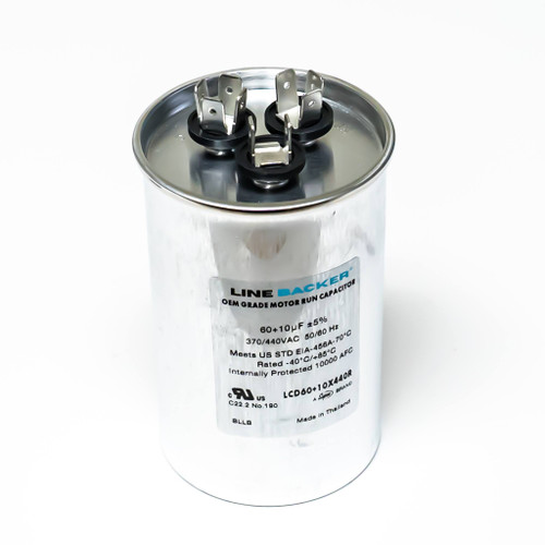 Supco Linebacker 60/10 MFD 440V Round Run Capacitor | McCombs Supply