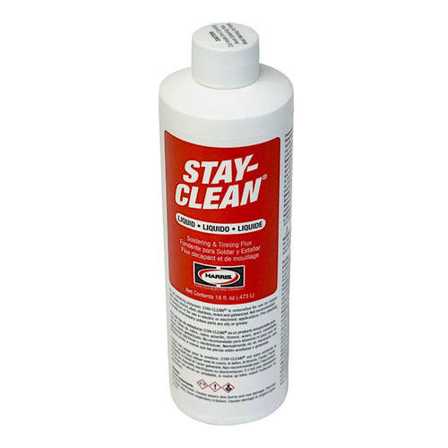 Harris Stay-Clean Liquid Flux 16 oz Bottle | McCombs Supply | SCLF16
