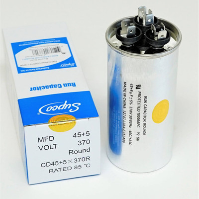 Supco CD45+5X370R 45/5 MFD 370V Round Capacitor | McCombs Supply Co