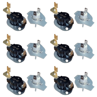 6 Pack of Dryer Thermostat Kits for Whirlpool | McCombs Supply | N197