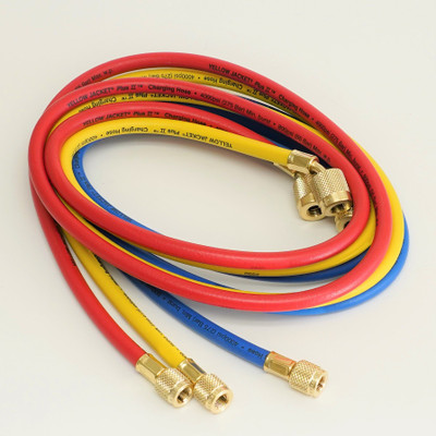 Yellow Jacket 1/4" AC Hose 72" RYB 3 Pack | McCombs Supply Co | 22986