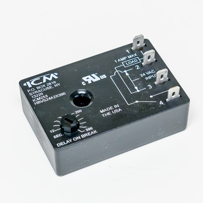 ICM Controls ICM253B Fan Blower Control Delay on Break Adjustable 12 ...