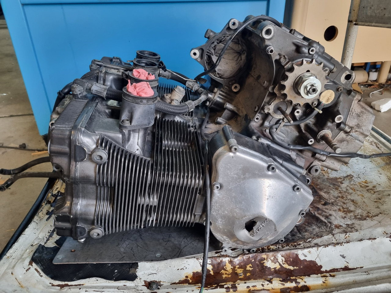 Motor Engine Suzuki Bandit GSF1200 113000km - Bike Part Out
