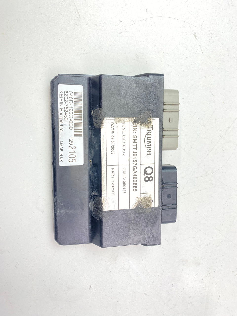 CDI ECU Triumph Bonneville SE T100 Thruxton EFI T1299380 - Bike Part Out