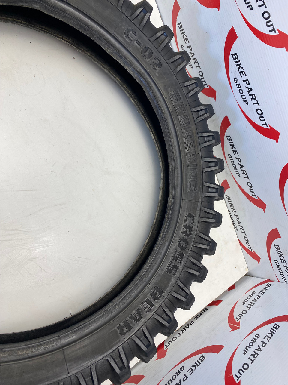 Mitas MX C-02 110/100-18 Stone King Off Road Motocross Rear Tyre - Bike ...