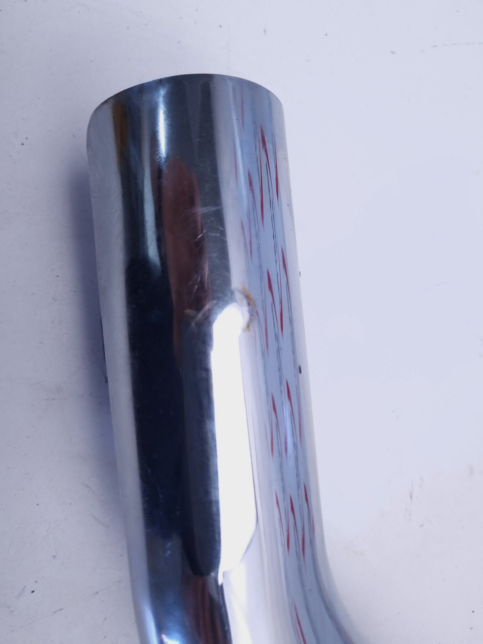 Exhaust pipe rear header shield Harley Davidson Dyna Street bob Super ...