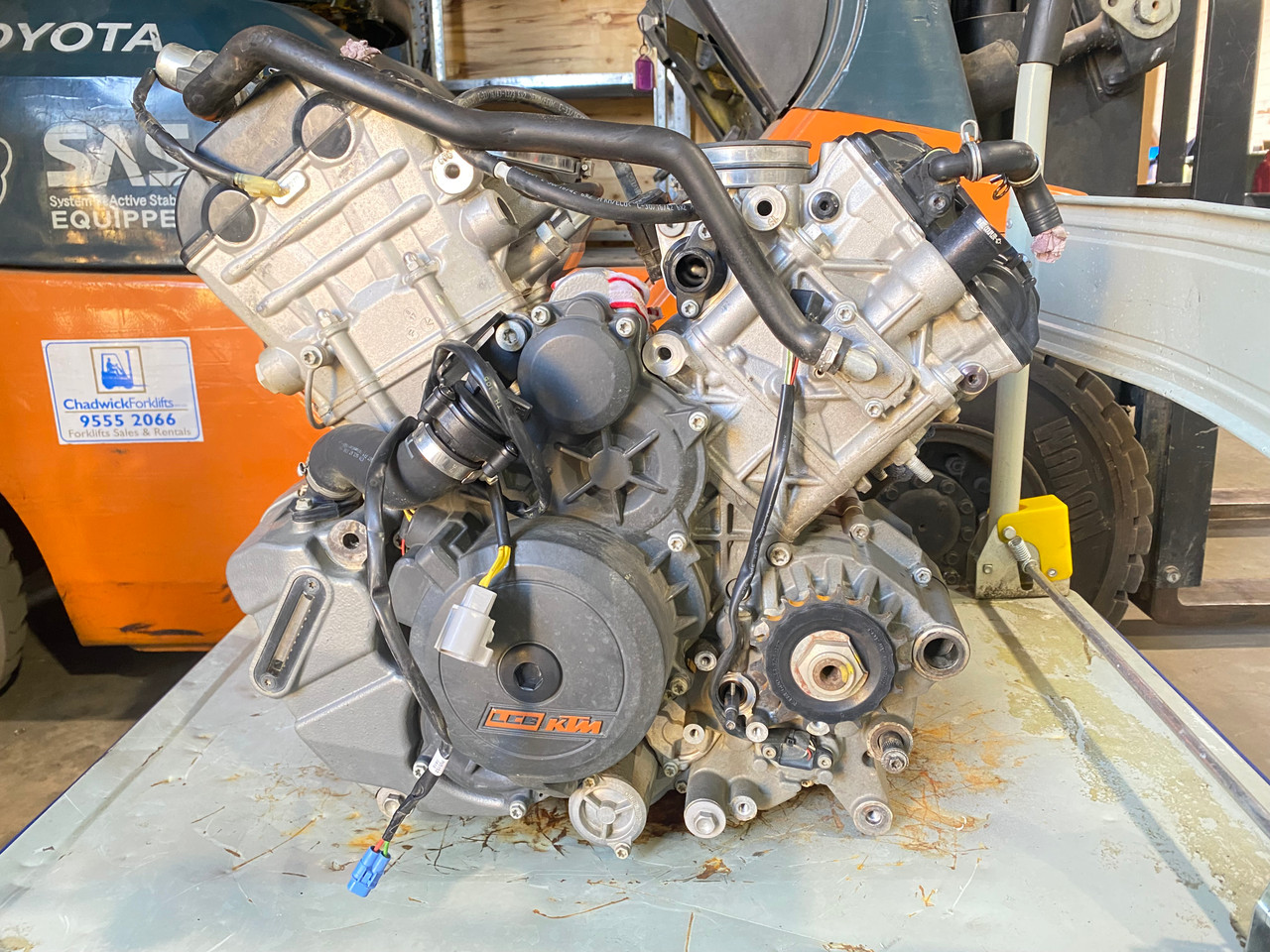 Motor engine KTM 1090 Adventure R 43000km - Bike Part Out