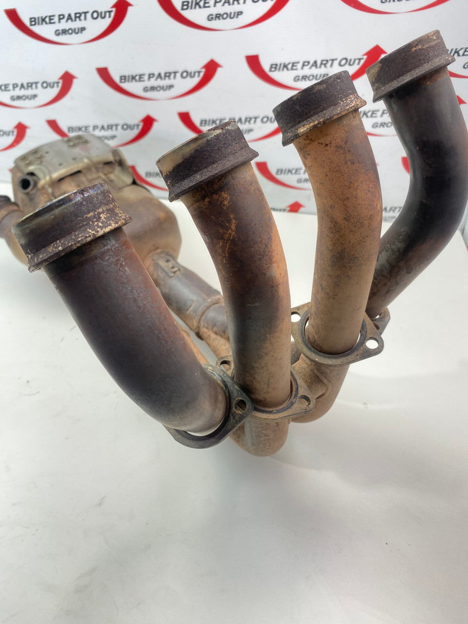 Exhaust headers muffler box Yamaha YZF-R6 R6 08-16 13S-14610-00 - Bike ...