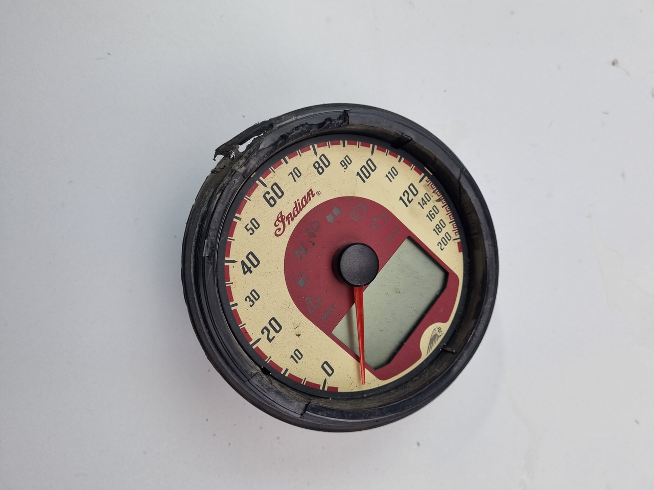 Speedo speedometer damaged kph Indian Scout Sixty 3280630 - Bike Part Out